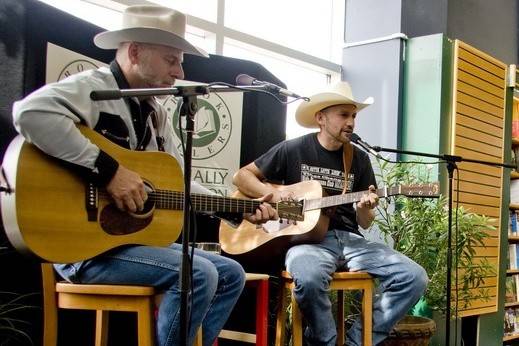 Ridley Bent and Chris Dunn at McNally Robinson, Winnipeg